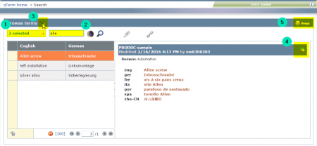QTerm - the online portal for terminology management