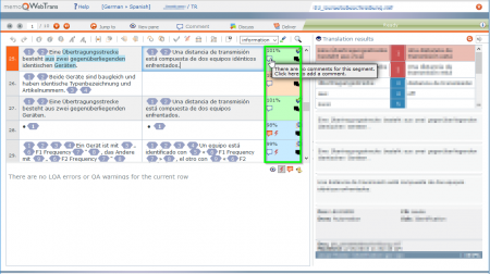 memoQWebTrans - the PRODOC online translation portal